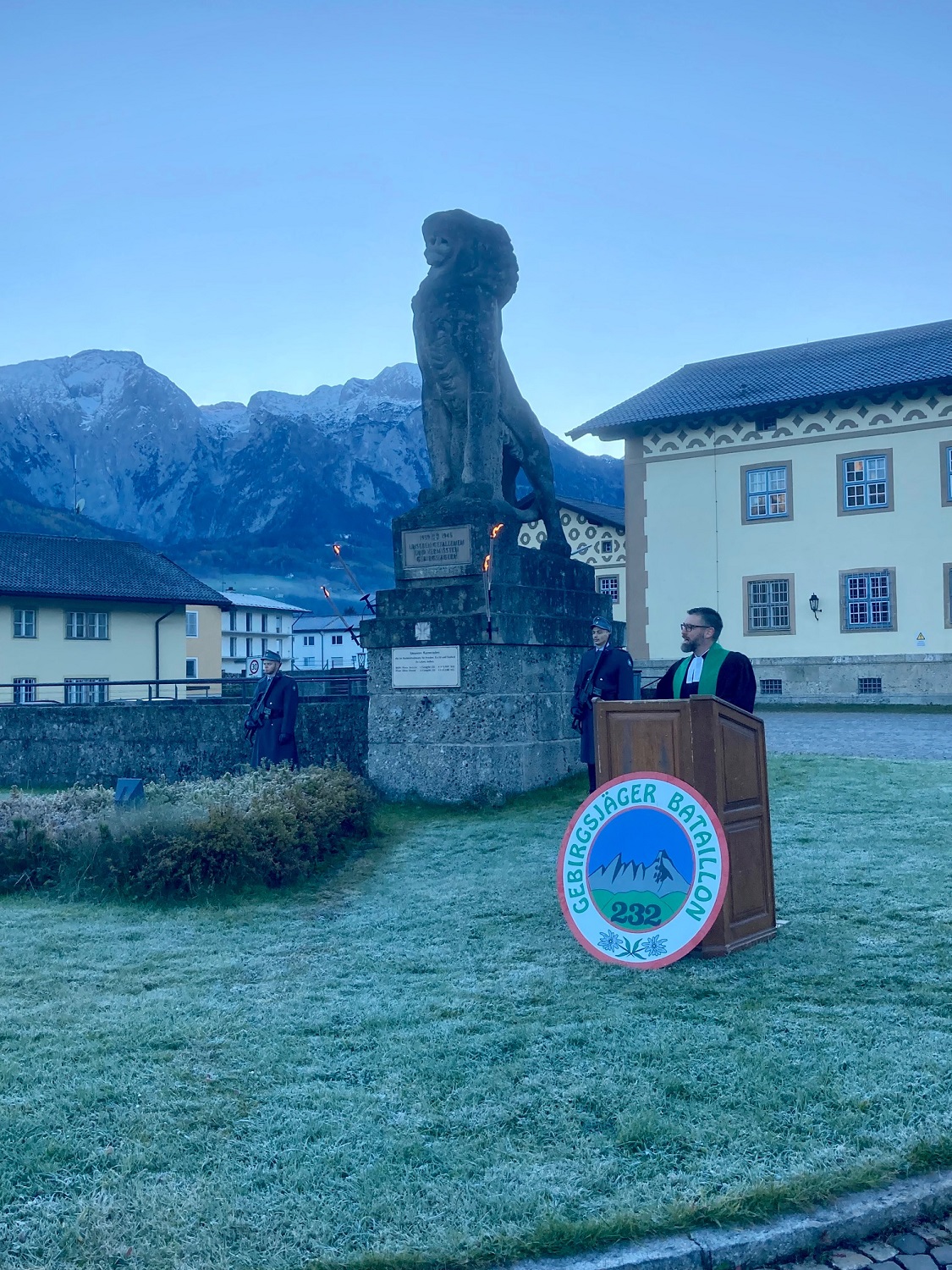 Volkstrauertag bei der Bundeswehr in der Strub 2022 ...